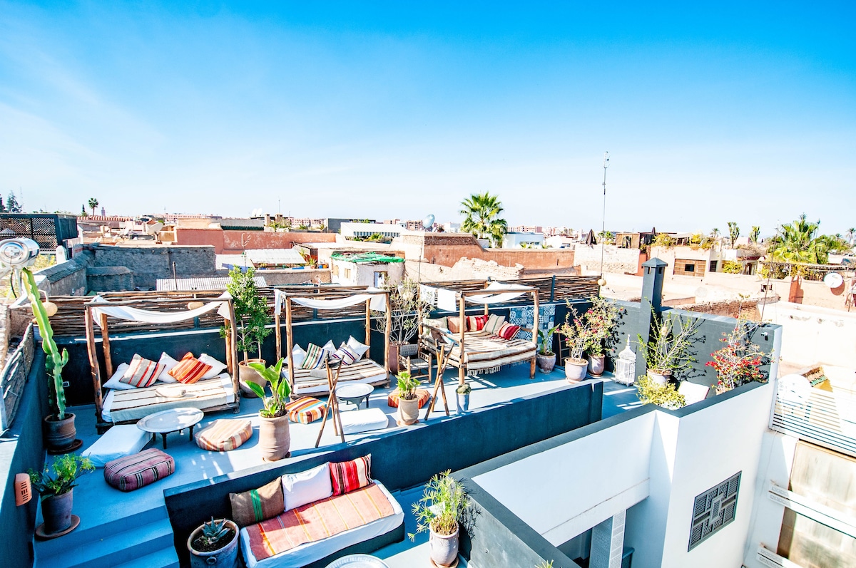 Suite familiale au coeur d'un charmant riad - Chambres d'hôtes à louer ...