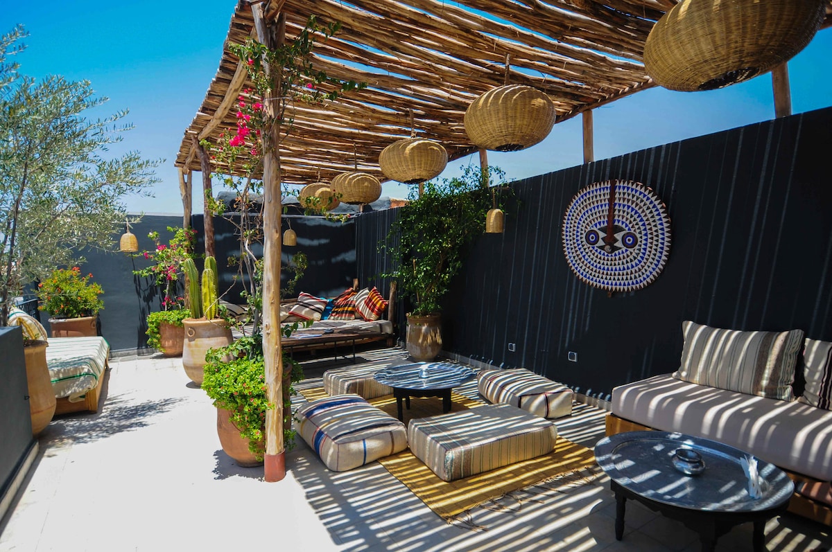 Suite familiale au coeur d'un charmant riad - Chambres d'hôtes à louer ...