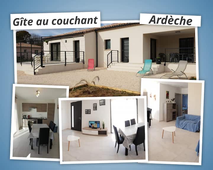 Gîte*** Les Granges Du Soleil 300mde La Plage - Saint-Martin-d'Ardèche