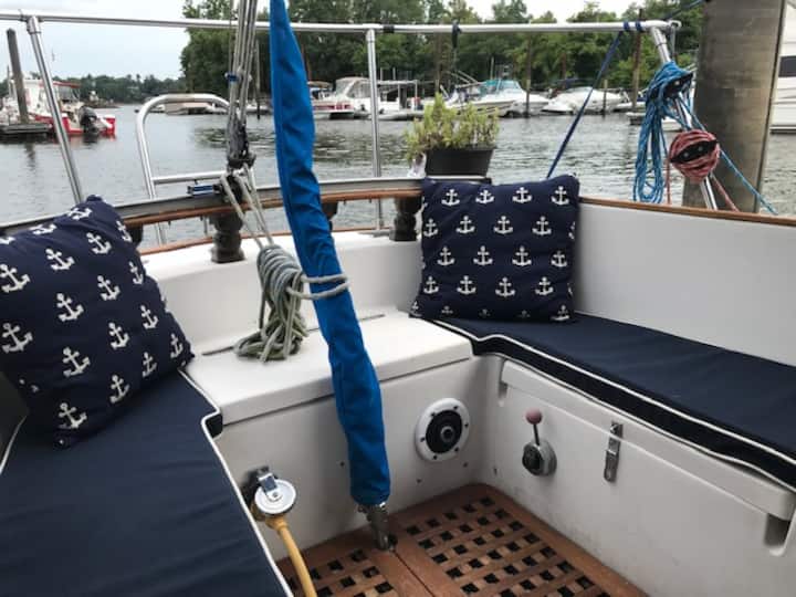 A Night On A Sail Boat - Maryland