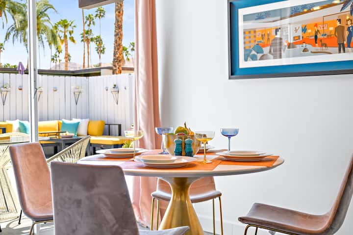 Sexy & Mcm Stylin' Ocotillo Lodge Bungalow - Palm Springs, CA