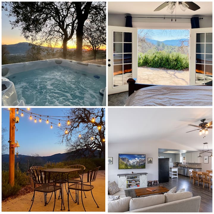 Fox House: 2 Primary Suites | Hot Tub | View - Oakhurst, CA