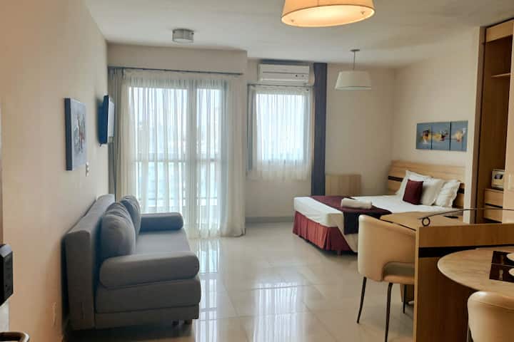 Vista Oceânica: Studio Sereno Na Orla De Camburi - Vitoria