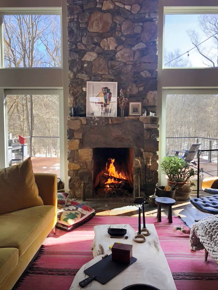 Luxe Cabin Oasis: 40 Acres With Stream-ideal For 2 - Hudson Valley, NY