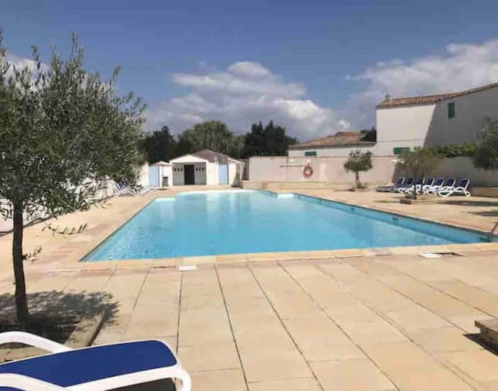Maisonnette,4/6p, Jardin, Pisc. Chauffée La Flotte - La Flotte