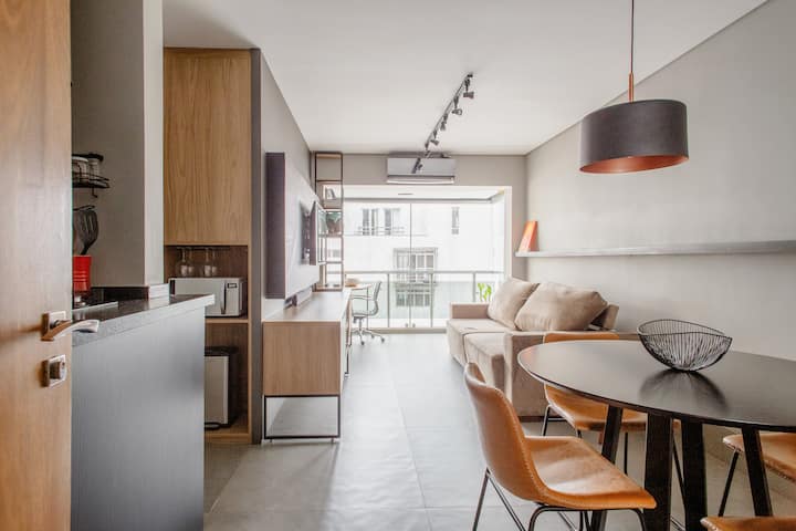 Modern Apartment Next To Ibirapuera - Sao Paulo