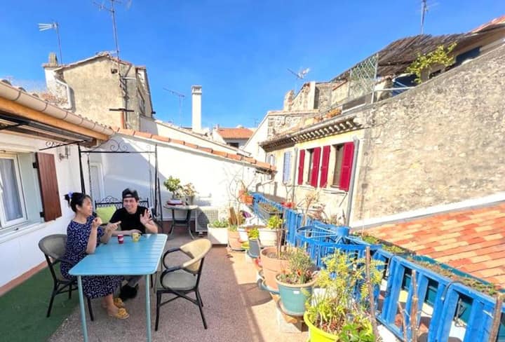 Loft Apartment With Roof Garden  Arles City Centre - Arles, France