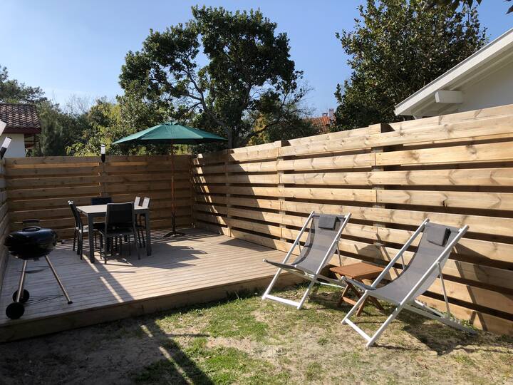 Appartement De 82m2 Avec Jardin Privatif. 4* - Biscarrosse