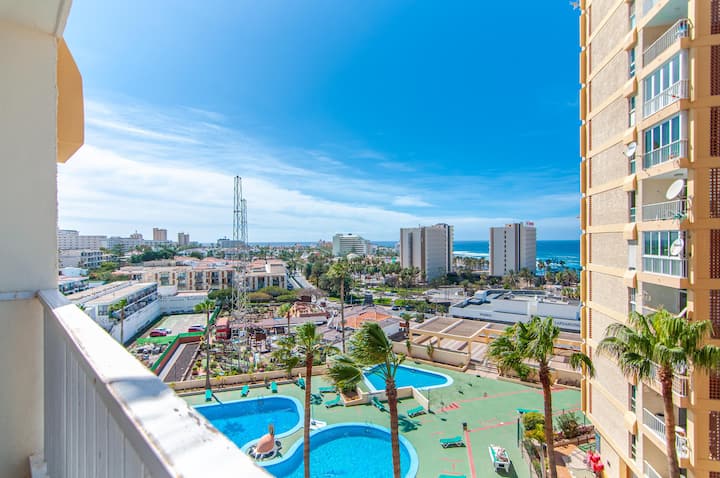 Comfy Apartment In Las Americas With Ocean View - Tenerife
