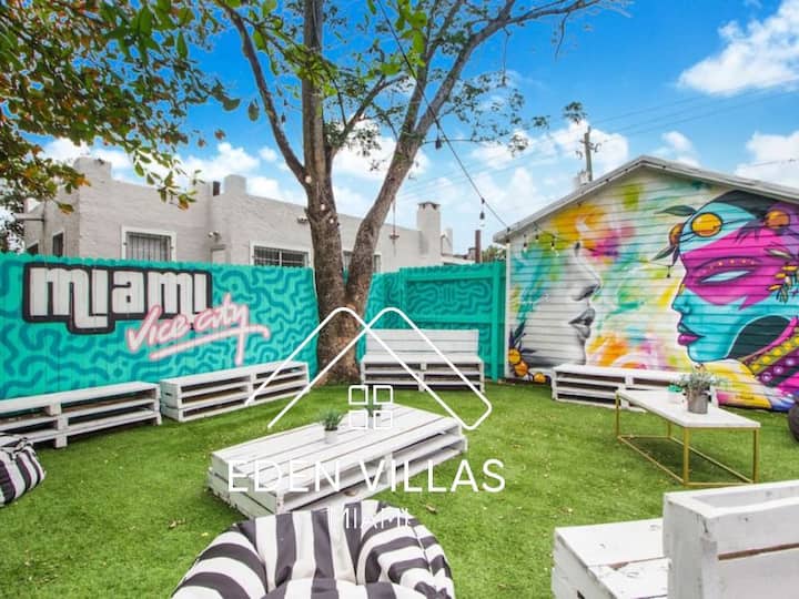 Wynwood | The Bonds Of Art House | 7br | Sleeps 18 - Miami, FL