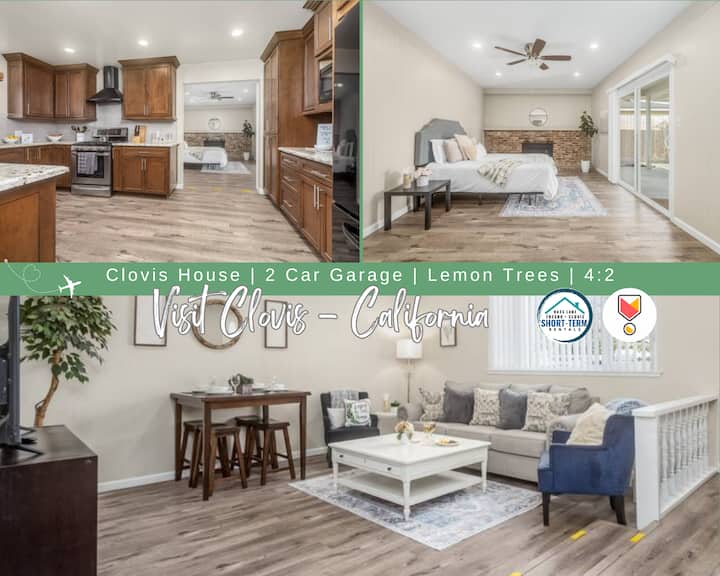 Clovis Home | 4 Bed:2 Bath | 2 Car Garage - Clovis, CA