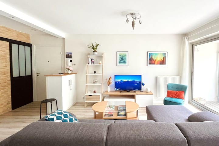 Appt Spacieux, Parking Gratuit, Proche Centre - Rennes