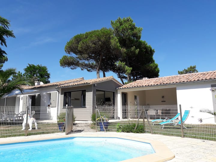 Maison Grenettes 300m Plage Piscine Proche La Noue - Île de Ré