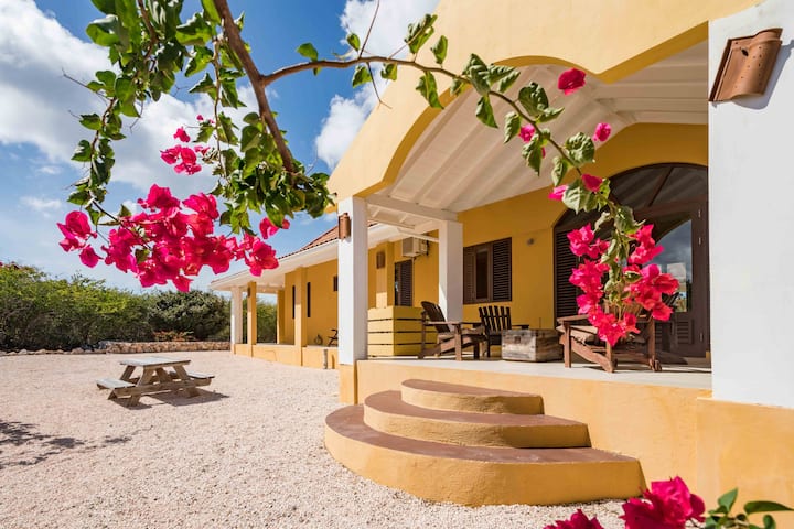 Eco-friendly Villa Bientu, Spacious & Private Pool - Curaçao