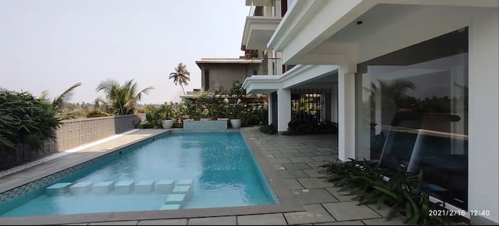 Vinay Luxury 1bhk Green View Apartment Calangute - Goa