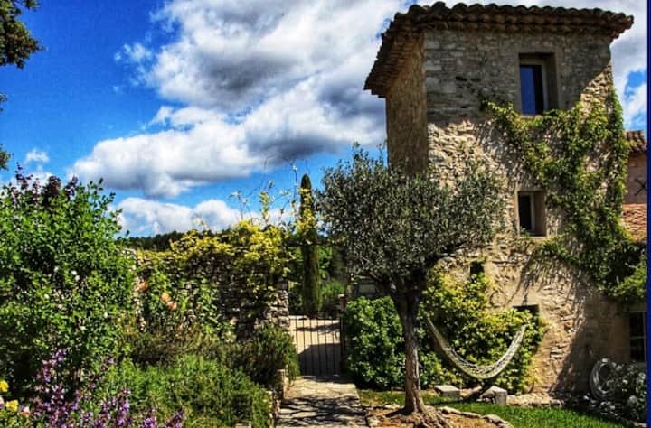 Cozy 2floors Room In Stone Tower In Luberon/2pers - Rustrel