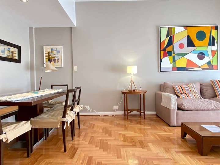 Sunny Balcony With Skyline Botanical Garden Views - Buenos Aires