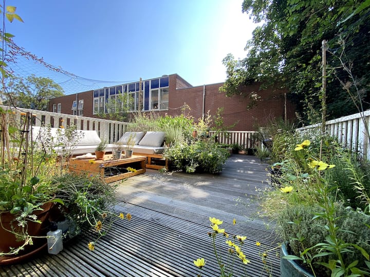 Cozy Apartment With Big Sunny Terrace In Ams' East - Amsterdam