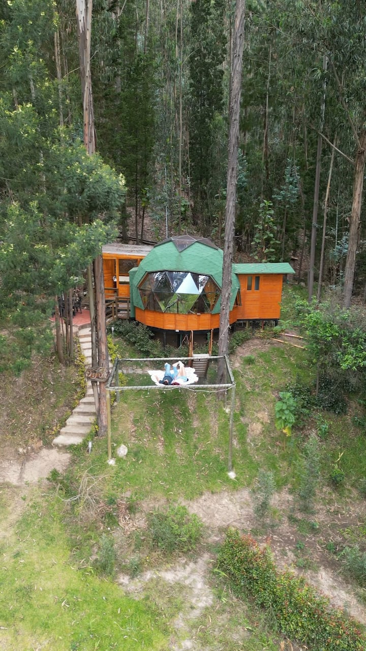 Libélula Glamping - Domo Quynza Con Jacuzzi - Duitama