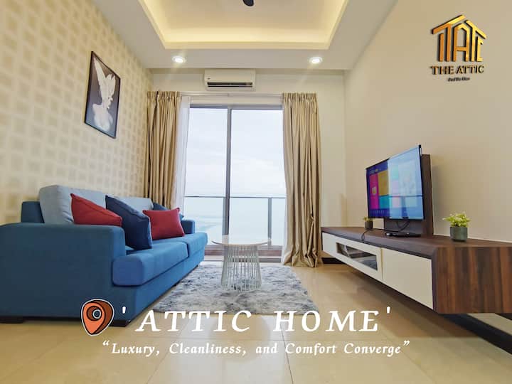 ✦Attic✦ Full Seaview Cozy 2 Bedroom Suites[tv Box] - Malacca