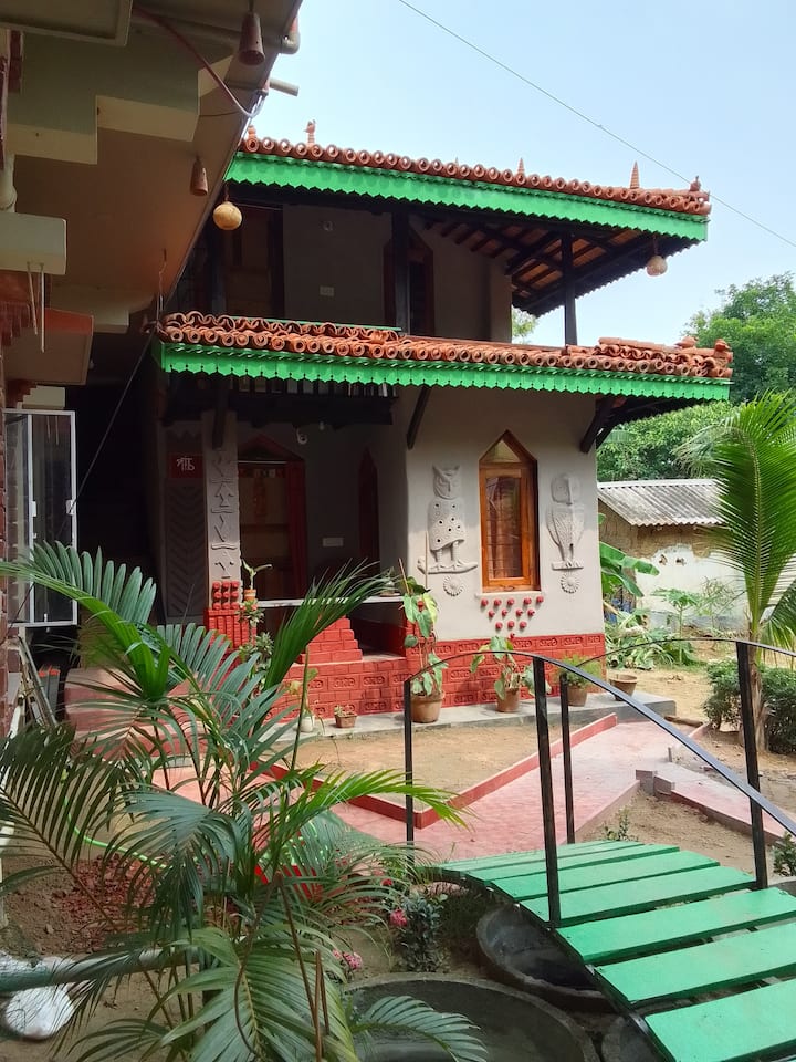 Perch Earthen Villa Ac Room Ground Floor Bolpur - サンティニケタン