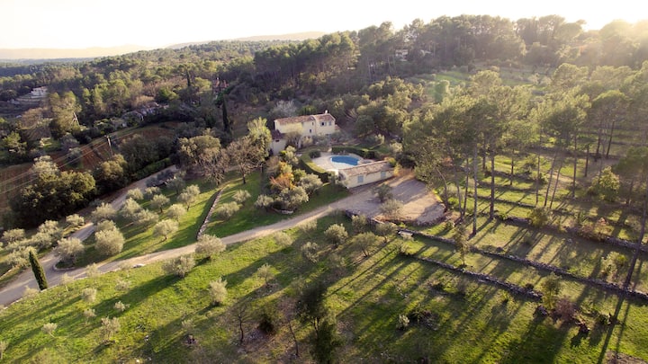 Charming Renovated Villa With Pool & Pool House - Lorgues