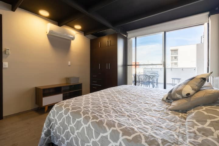 507 Private Terrace 3bdroom 2bath Ac Dwntn Cdmx - Mexico-Stad