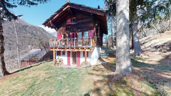 Chalet Idyllique à Evolène, Vue De La Dent Blanche - Zinal