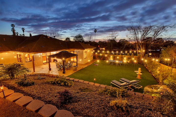 Backyard Games | Wet Bar | Gym | Ev Charger | 3bd - Thousand Oaks, CA