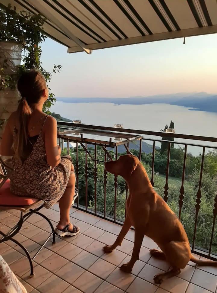 "B&b Da Paolo" Camera Tripla Con Vista Lago - Garda