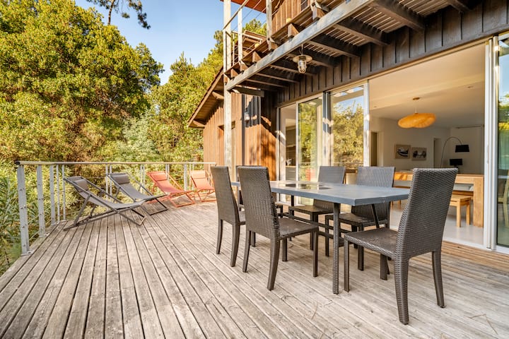 Villa 5 Chambres Entre Le Bassin Et L'océan - Bassin d'Arcachon