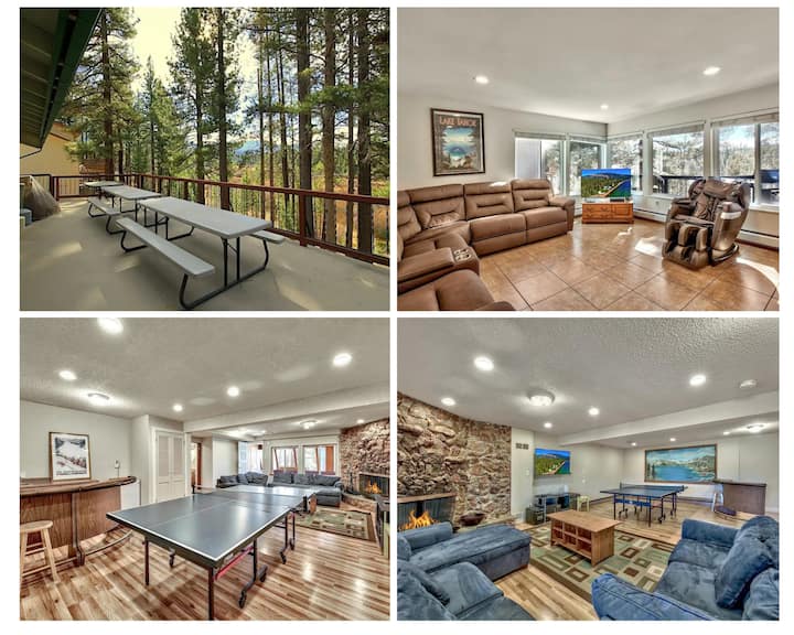 7 Bedroom Tahoe Cabin, Pool Table, Game Room, Minutes From Heavenly And Casinos - Zephyr Cove, NV