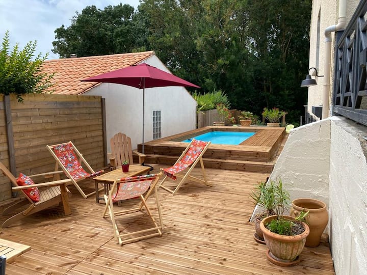 Grande Maison Chaleureuse, Proche Océan - La Rochelle