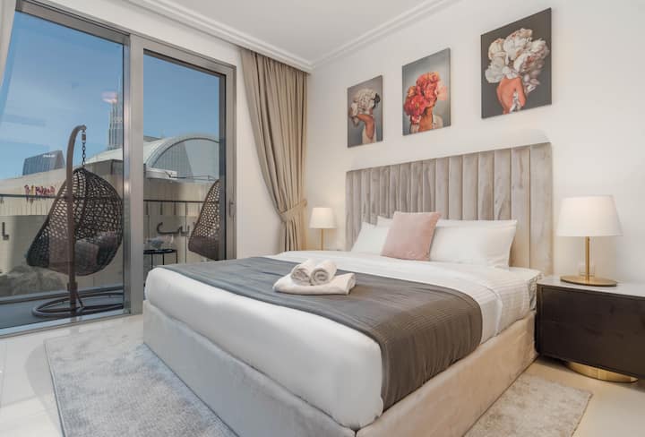 Full Burj Khalifa View Unit With Modern Setup - Dubaï