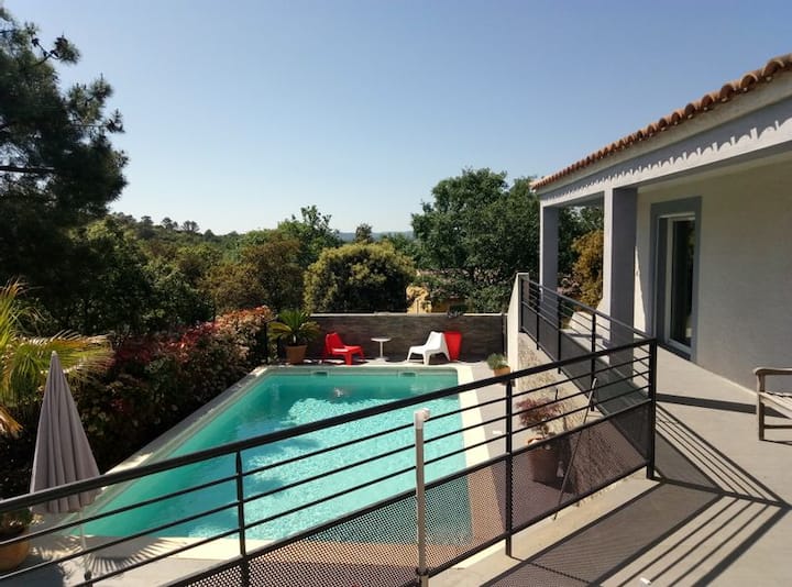 Magnifique Villa Avec Piscine Au Pied Des Cévennes - Sauve