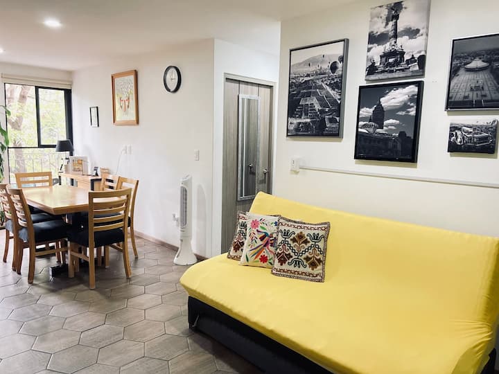 Aparment With Terrace And View Heartof México City - 墨西哥城