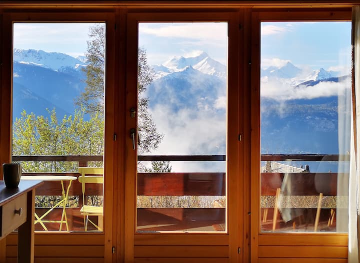 Sunny Chalet With Spectacular Views. - Crans-Montana