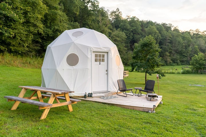 Dome #3 at Smoky Mountains Glamping (Read Details) - Dome houses for Rent in Sevierville ...