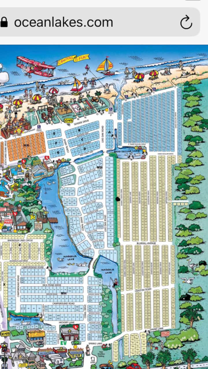 Ocean Lakes Campground Map Staying Fit At Ocean Lakes
