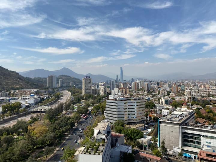 Santiago Skyline & Andes - Santiago (Chile)