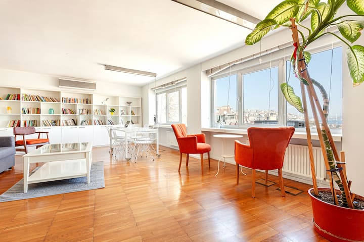 3 Br; Bosphorus&galata Tower View;in Galata Square - Isztambul