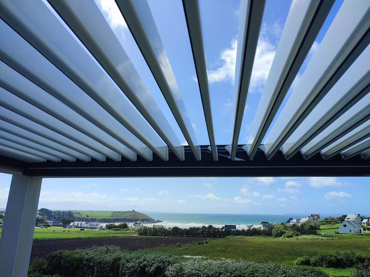 Villa Vue Mer Et Plage à Pied - Plomodiern