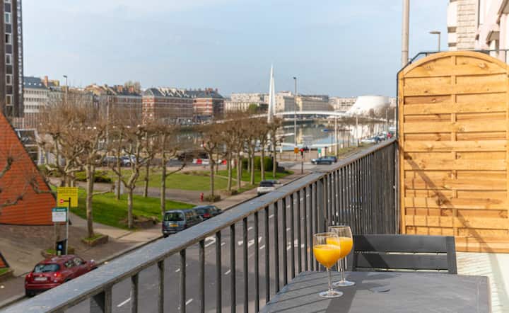 Lh Family - Idéal Couple + Enfants - Centre Ville - Le Havre