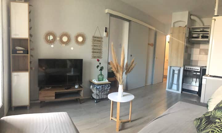 Appart Rénové 2025 + Parking Privé – Plage à 100 M - Torreilles
