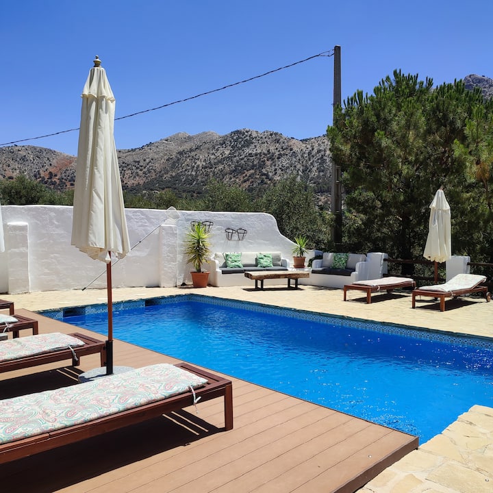 Heated Pool Peaceful Rural Mountain Cottage Malaga - Andalousie