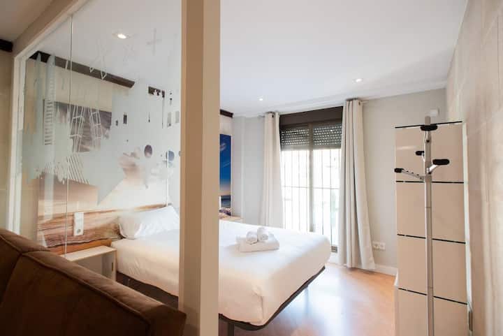 Modern 50m2 Flat At 600m From Vistalegre Arena - Universidad Francisco de Vitoria