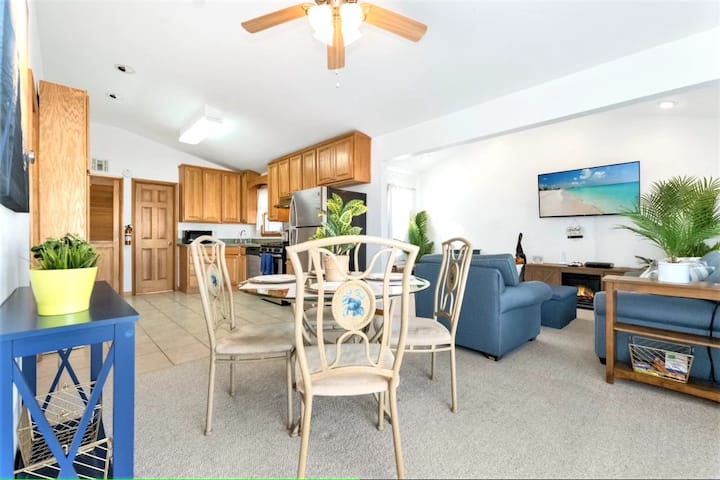 Water Front Beach Bungalow- Sleeps 6   Firepit. Game Room Gazebo. - Long Beach Island, NJ