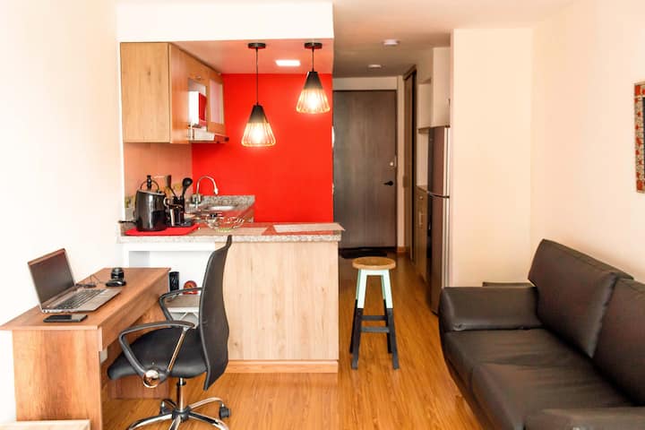 Loft Chapinero Central Amplio, Acogedor Y Nuevo - Bogota