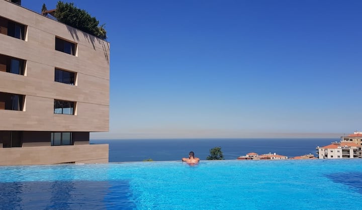 Heavenly Seaview Apart. With Swimming Pool & Gym - Liban