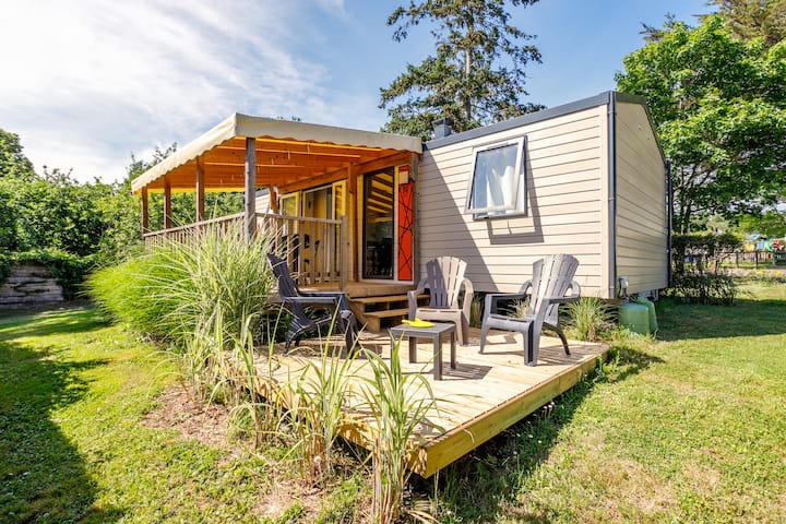 Mobilhome 6 Pers Dans Camping 4* Avec Piscine - Brem-sur-Mer